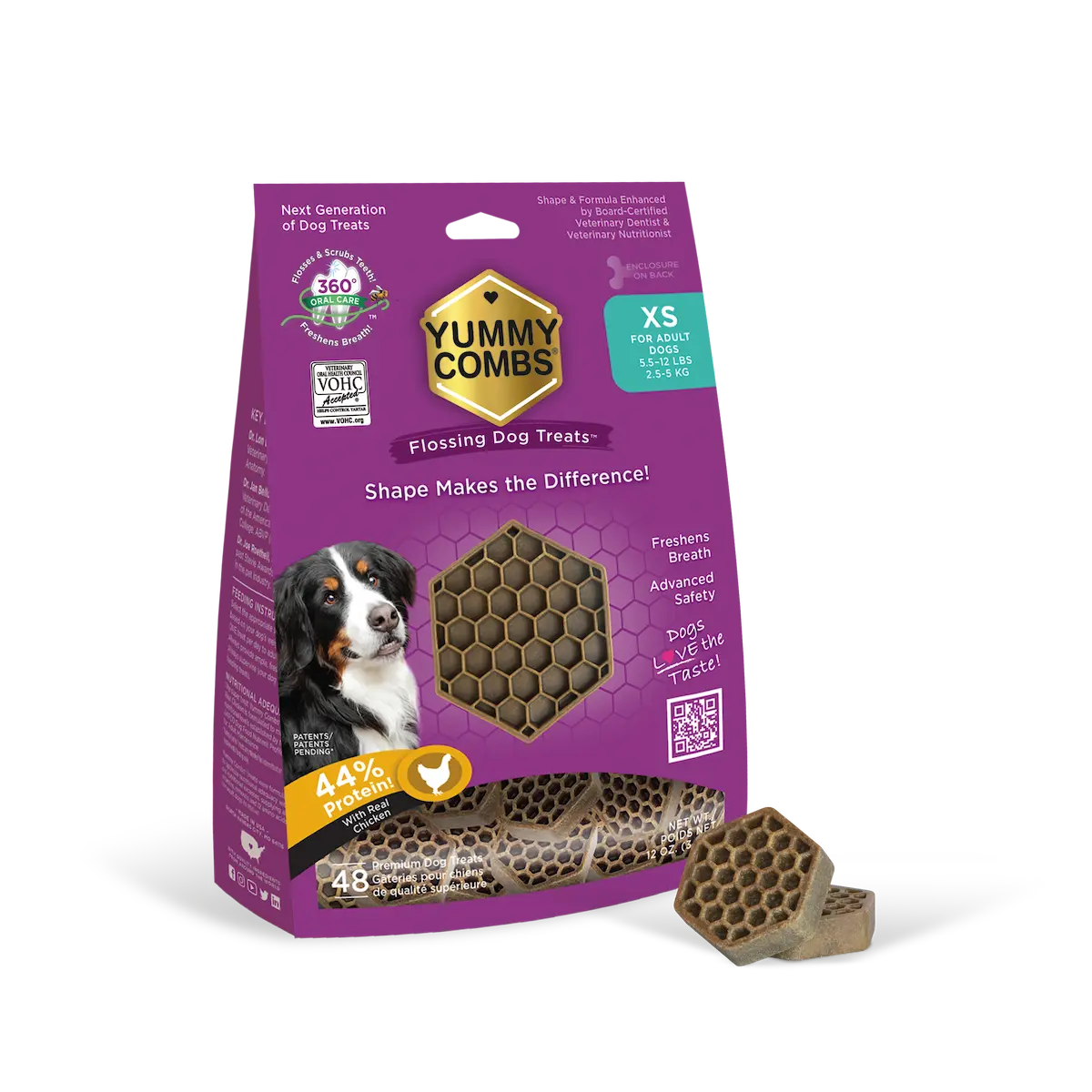 Size Extra Small 12oz Bag Chicken Yummy Combs - Yummy Combs